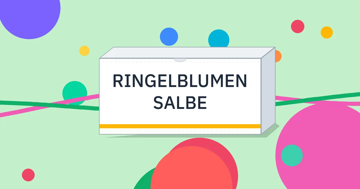 Symbolbild: Packung mit der Aufschrift RINGELBLUMEN SALBE (PZN 08790295) – Verfügbarkeit und Bezug in Apotheken in Frankfurt am Main