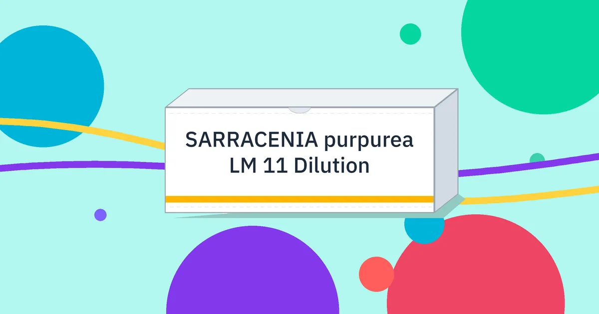 Symbolbild: Packung mit der Aufschrift SARRACENIA purpurea LM 11 Dilution (PZN 13182646) – Verfügbarkeit und Bezug in Apotheken in Frankfurt am Main