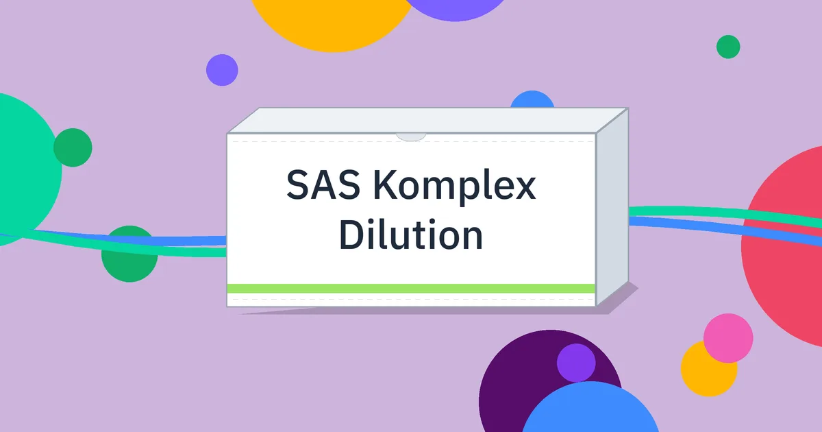 Symbolbild: Packung mit der Aufschrift SAS Komplex Dilution (PZN 02243758) – Verfügbarkeit und Bezug in Apotheken in Frankfurt am Main