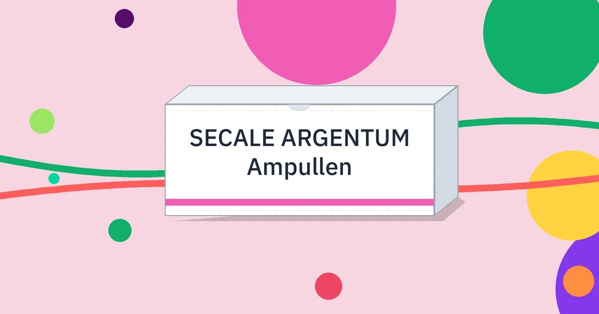 Symbolbild: Packung mit der Aufschrift SECALE ARGENTUM Ampullen (PZN 01752110) – Verfügbarkeit und Bezug in Apotheken in Frankfurt am Main