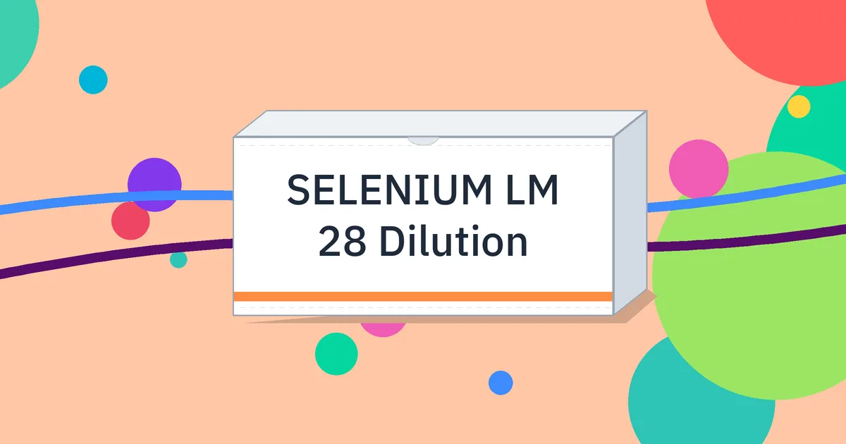 Symbolbild: Packung mit der Aufschrift SELENIUM LM 28 Dilution (PZN 13185946) – Verfügbarkeit und Bezug in Apotheken in Frankfurt am Main