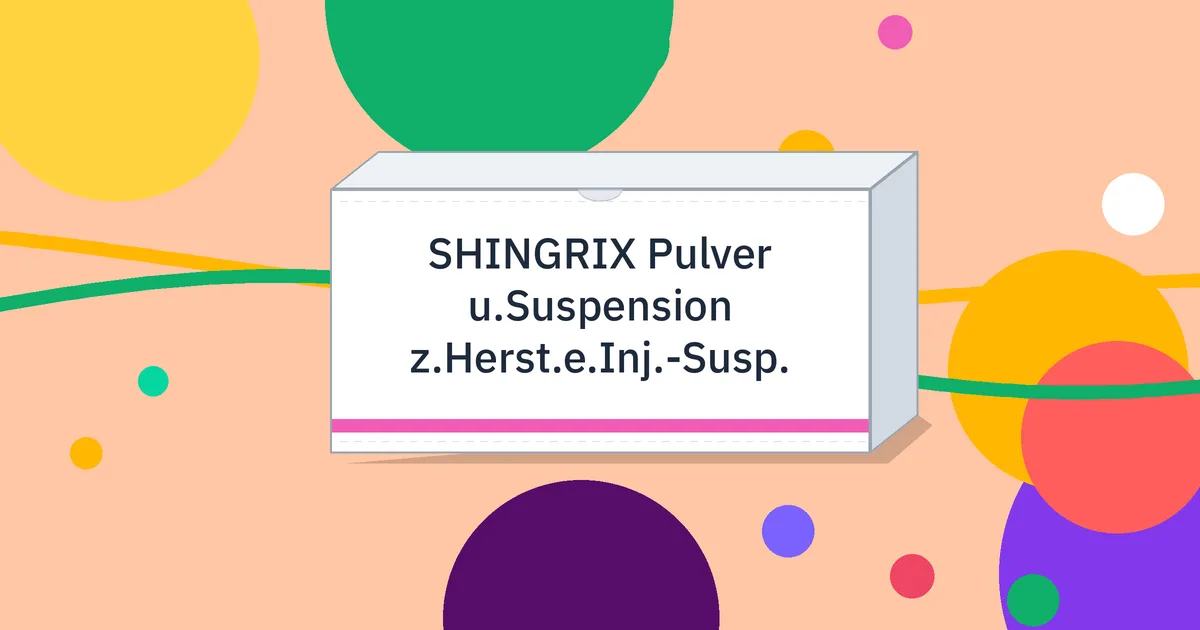 Symbolbild: Packung mit der Aufschrift SHINGRIX Pulver u.Suspension z.Herst.e.Inj.-Susp. (PZN 19358632) – Verfügbarkeit und Bezug in Apotheken in Frankfurt am Main