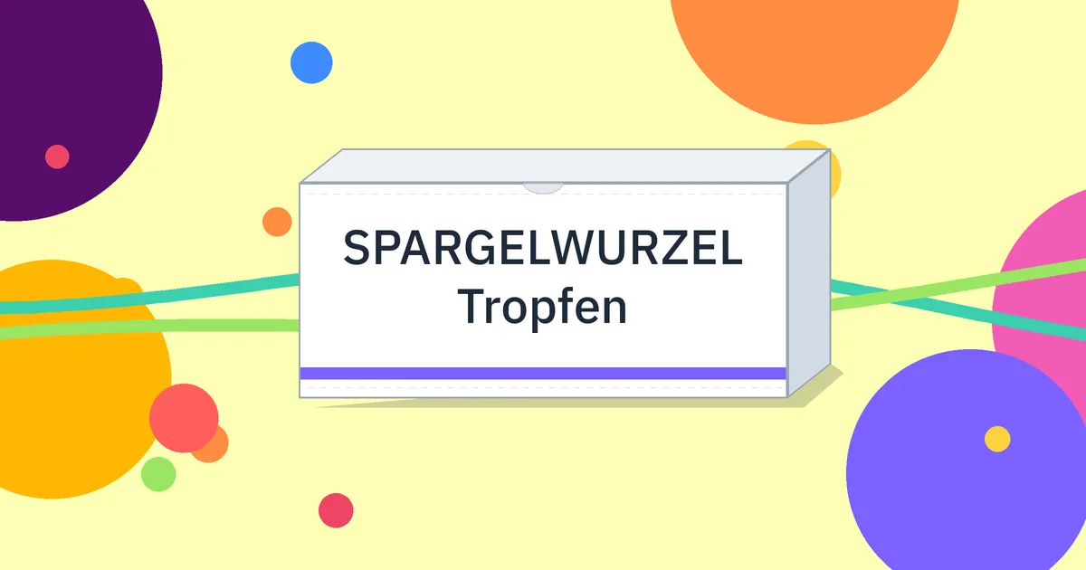 Symbolbild: Packung mit der Aufschrift SPARGELWURZEL Tropfen (PZN 18781191) – Verfügbarkeit und Bezug in Apotheken in Frankfurt am Main