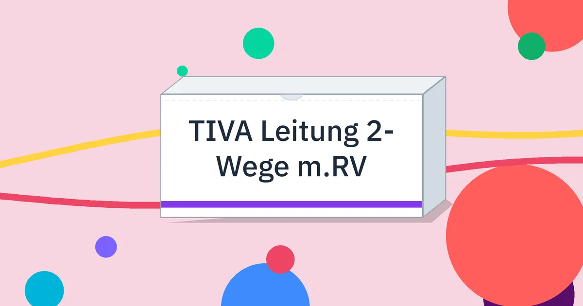 Symbolbild: Packung mit der Aufschrift TIVA Leitung 2-Wege m.RV (PZN 00653535) – Verfügbarkeit und Bezug in Apotheken in Frankfurt am Main