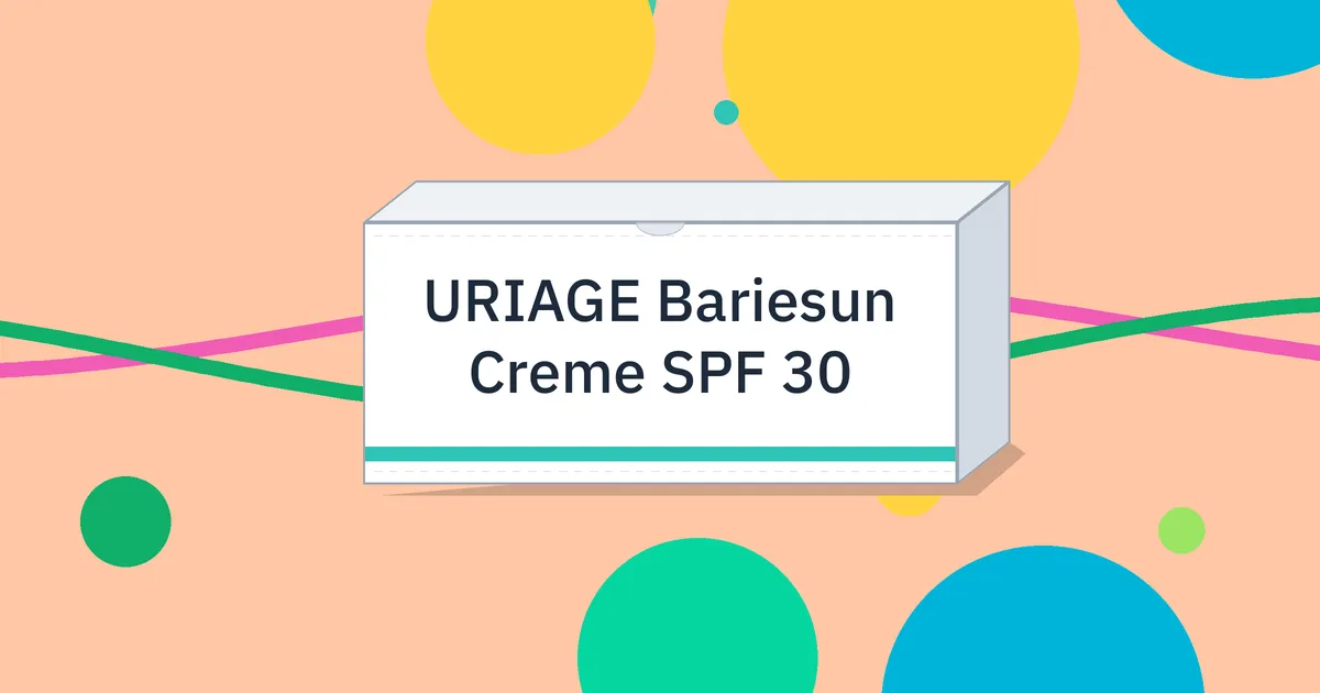 Symbolbild: Packung mit der Aufschrift URIAGE Bariesun Creme SPF 30 (PZN 17182519) – Verfügbarkeit und Bezug in Apotheken in Frankfurt am Main