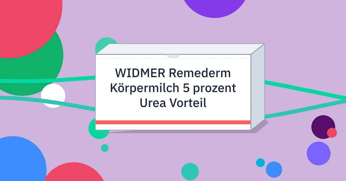Symbolbild: Packung mit der Aufschrift WIDMER Remederm Körpermilch 5 prozent Urea Vorteil (PZN 19337989) – Verfügbarkeit und Bezug in Apotheken in Frankfurt am Main
