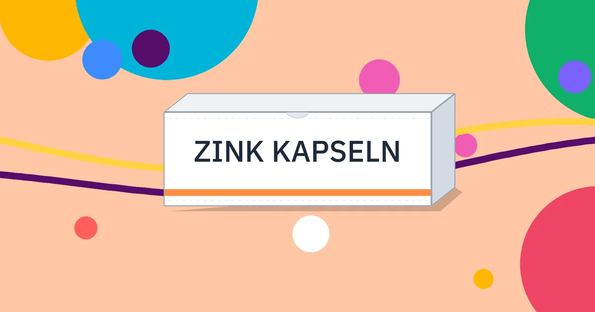 Symbolbild: Packung mit der Aufschrift ZINK KAPSELN (PZN 00616474) – Verfügbarkeit und Bezug in Apotheken in Frankfurt am Main