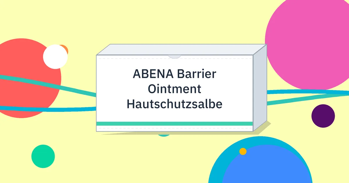 Symbolbild: Packung mit der Aufschrift ABENA Barrier Ointment Hautschutzsalbe (PZN 17907017) – Verfügbarkeit und Bezug in Apotheken in Frankfurt am Main