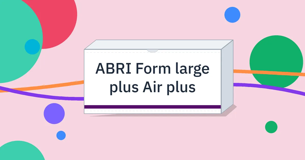 Symbolbild: Packung mit der Aufschrift ABRI Form large plus Air plus (PZN 04607940) – Verfügbarkeit und Bezug in Apotheken in Frankfurt am Main
