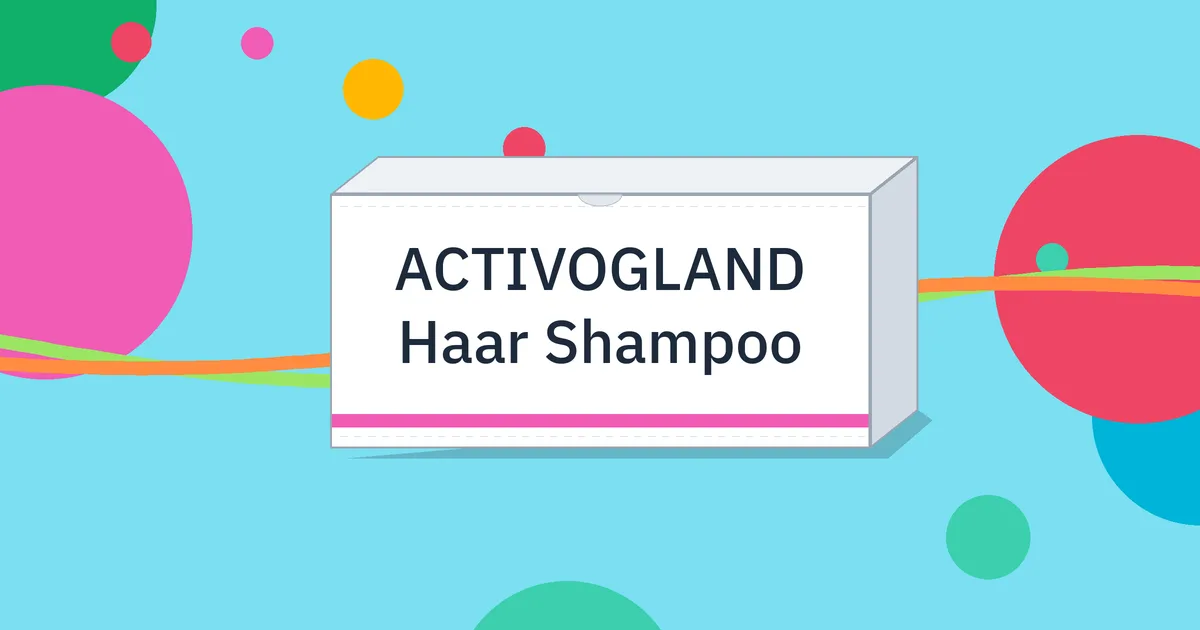 Symbolbild: Packung mit der Aufschrift ACTIVOGLAND Haar Shampoo (PZN 04847041) – Verfügbarkeit und Bezug in Apotheken in Frankfurt am Main