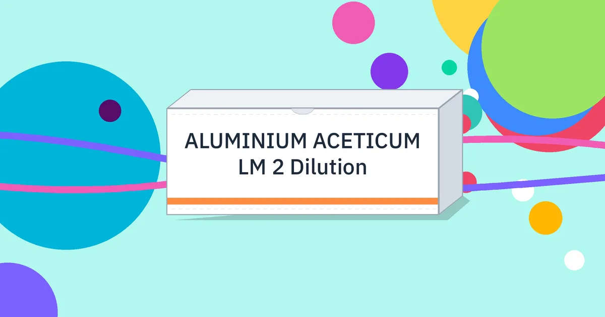 Symbolbild: Packung mit der Aufschrift ALUMINIUM ACETICUM LM 2 Dilution (PZN 13316101) – Verfügbarkeit und Bezug in Apotheken in Frankfurt am Main