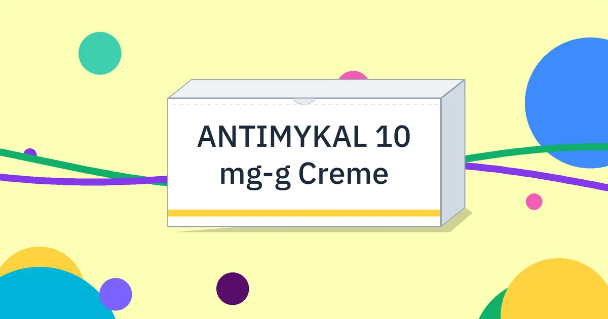 Symbolbild: Packung mit der Aufschrift ANTIMYKAL 10 mg-g Creme (PZN 11510394) – Verfügbarkeit und Bezug in Apotheken in Frankfurt am Main