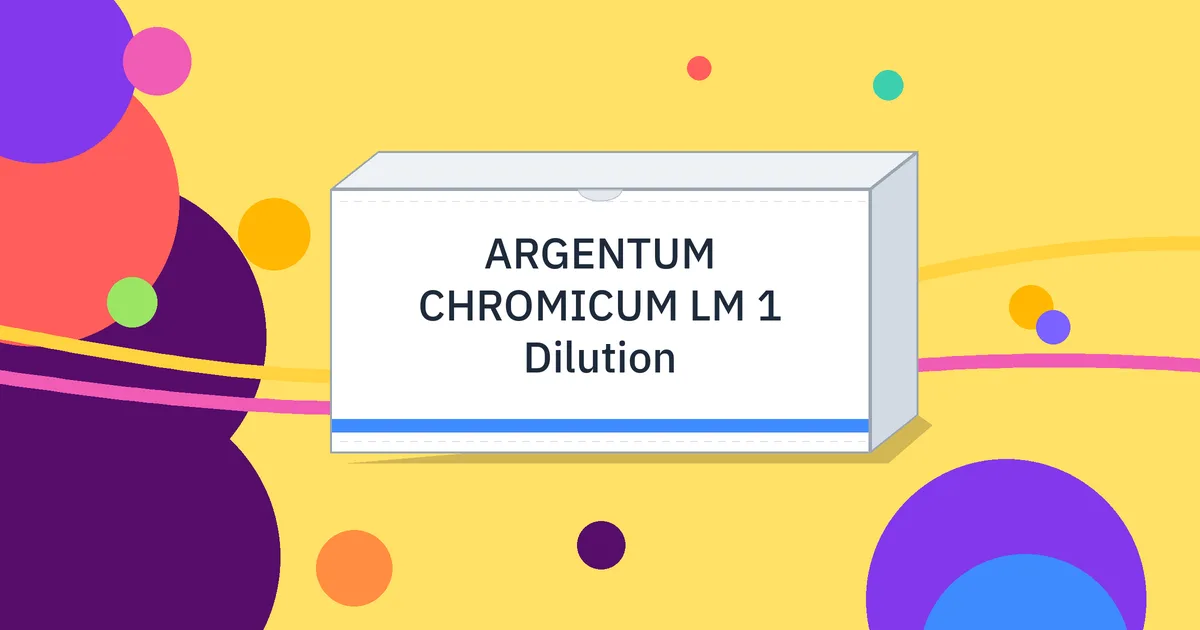 Symbolbild: Packung mit der Aufschrift ARGENTUM CHROMICUM LM 1 Dilution (PZN 13389241) – Verfügbarkeit und Bezug in Apotheken in Frankfurt am Main
