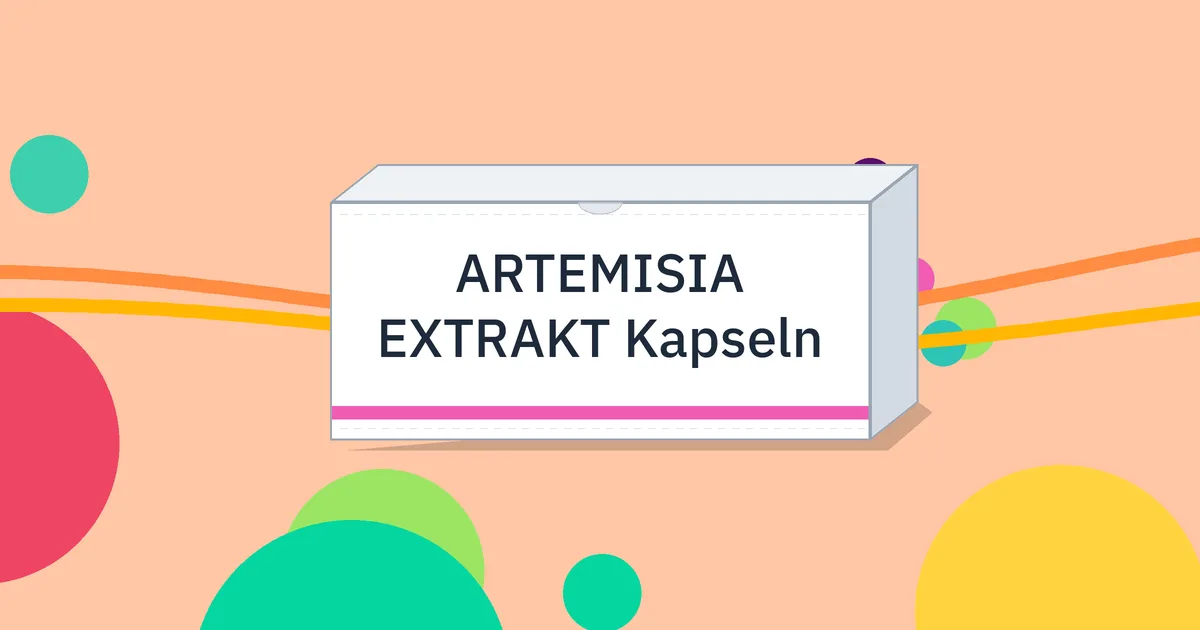 Symbolbild: Packung mit der Aufschrift ARTEMISIA EXTRAKT Kapseln (PZN 18193353) – Verfügbarkeit und Bezug in Apotheken in Frankfurt am Main