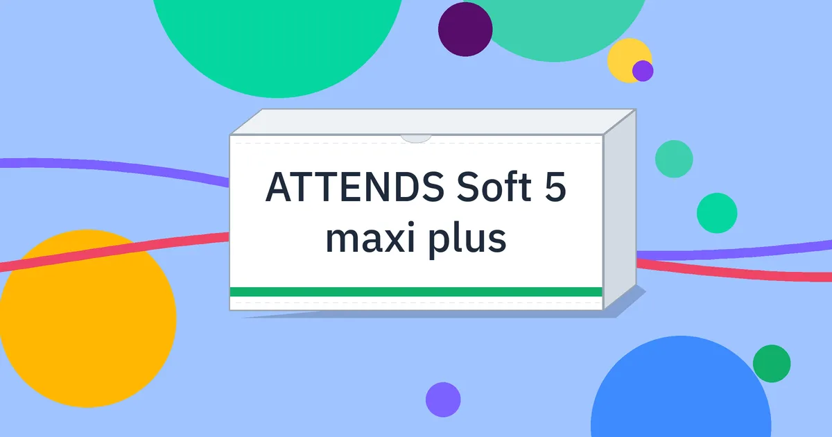 Symbolbild: Packung mit der Aufschrift ATTENDS Soft 5 maxi plus (PZN 15565392) – Verfügbarkeit und Bezug in Apotheken in Frankfurt am Main
