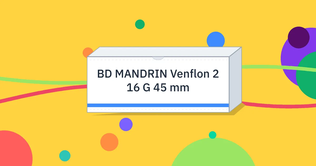 Symbolbild: Packung mit der Aufschrift BD MANDRIN Venflon 2 16 G 45 mm (PZN 13871334) – Verfügbarkeit und Bezug in Apotheken in Frankfurt am Main