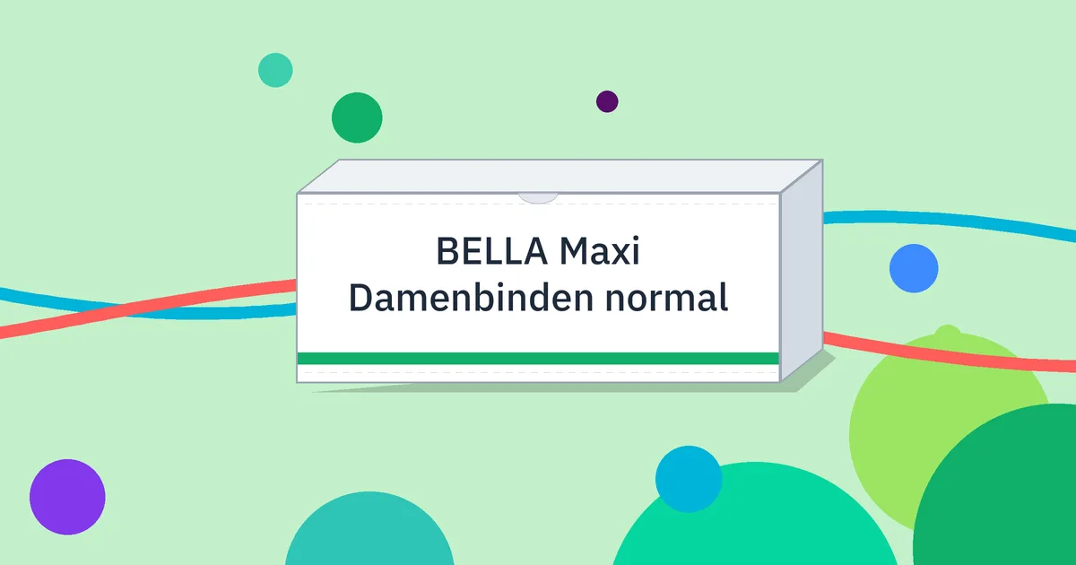 Symbolbild: Packung mit der Aufschrift BELLA Maxi Damenbinden normal (PZN 18815949) – Verfügbarkeit und Bezug in Apotheken in Frankfurt am Main