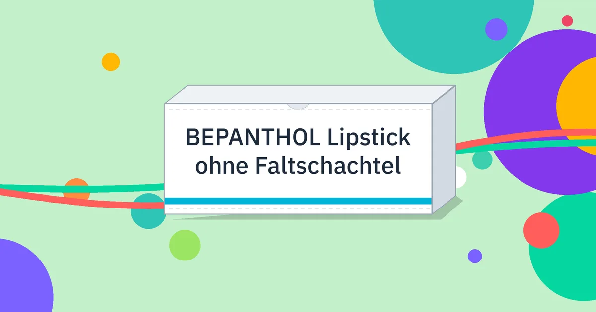 Symbolbild: Packung mit der Aufschrift BEPANTHOL Lipstick ohne Faltschachtel (PZN 10392596) – Verfügbarkeit und Bezug in Apotheken in Frankfurt am Main