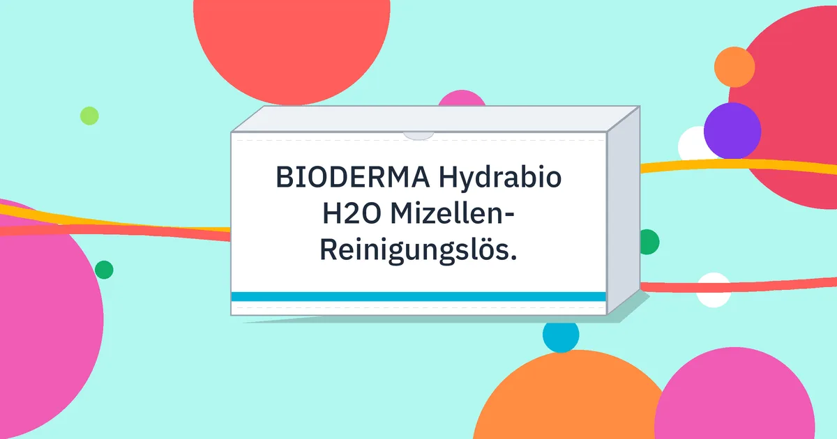 Symbolbild: Packung mit der Aufschrift BIODERMA Hydrabio H2O Mizellen-Reinigungslös. (PZN 09732495) – Verfügbarkeit und Bezug in Apotheken in Frankfurt am Main