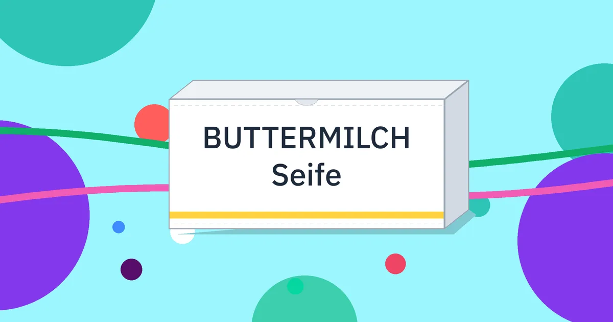Symbolbild: Packung mit der Aufschrift BUTTERMILCH Seife (PZN 06876667) – Verfügbarkeit und Bezug in Apotheken in Frankfurt am Main