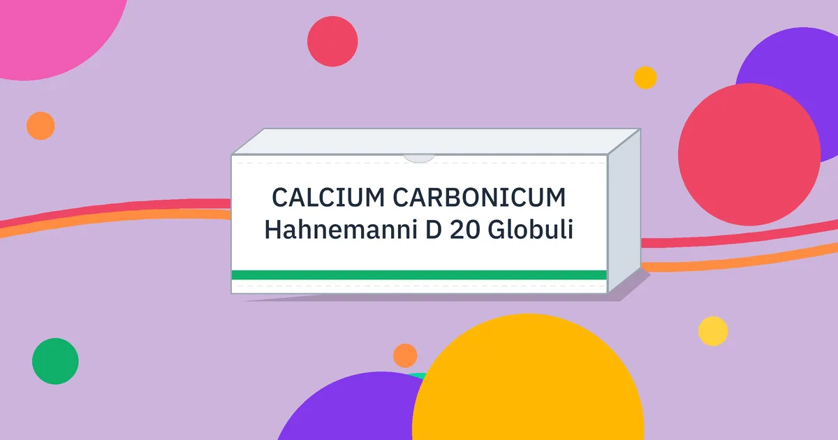Symbolbild: Packung mit der Aufschrift CALCIUM CARBONICUM Hahnemanni D 20 Globuli (PZN 07455324) – Verfügbarkeit und Bezug in Apotheken in Frankfurt am Main