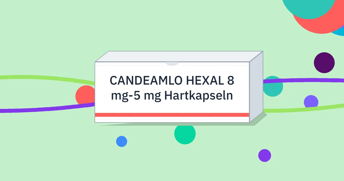 Symbolbild: Packung mit der Aufschrift CANDEAMLO HEXAL 8 mg-5 mg Hartkapseln (PZN 12343917) – Verfügbarkeit und Bezug in Apotheken in Frankfurt am Main