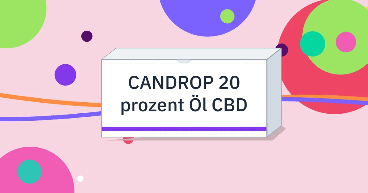 Symbolbild: Packung mit der Aufschrift CANDROP 20 prozent Öl CBD (PZN 19058083) – Verfügbarkeit und Bezug in Apotheken in Frankfurt am Main