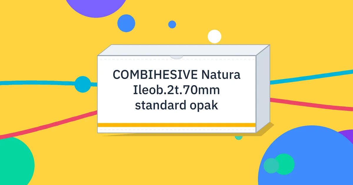 Symbolbild: Packung mit der Aufschrift COMBIHESIVE Natura Ileob.2t.70mm standard opak (PZN 07268591) – Verfügbarkeit und Bezug in Apotheken in Frankfurt am Main
