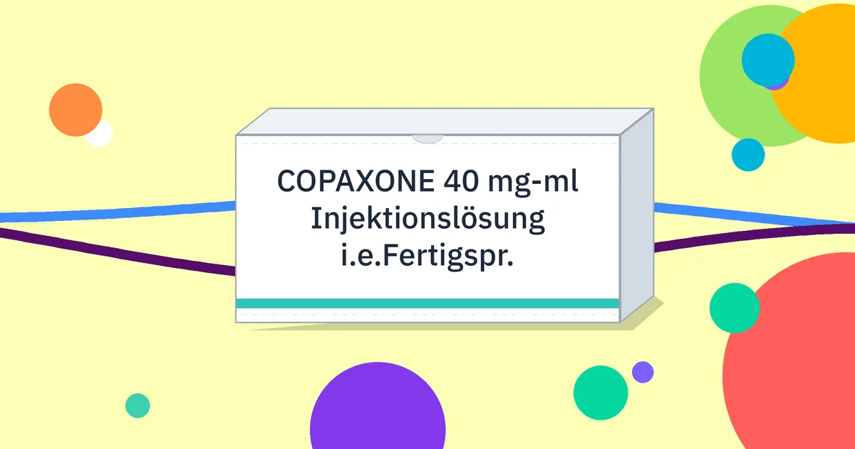 Symbolbild: Packung mit der Aufschrift COPAXONE 40 mg-ml Injektionslösung i.e.Fertigspr. (PZN 18290576) – Verfügbarkeit und Bezug in Apotheken in Frankfurt am Main