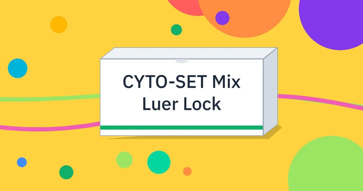 Symbolbild: Packung mit der Aufschrift CYTO-SET Mix Luer Lock (PZN 12731163) – Verfügbarkeit und Bezug in Apotheken in Frankfurt am Main