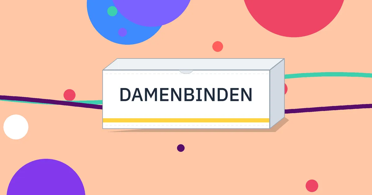 Symbolbild: Packung mit der Aufschrift DAMENBINDEN (PZN 07384452) – Verfügbarkeit und Bezug in Apotheken in Frankfurt am Main