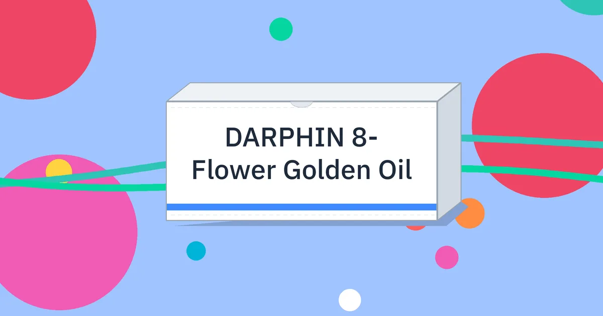 Symbolbild: Packung mit der Aufschrift DARPHIN 8-Flower Golden Oil (PZN 16122863) – Verfügbarkeit und Bezug in Apotheken in Frankfurt am Main