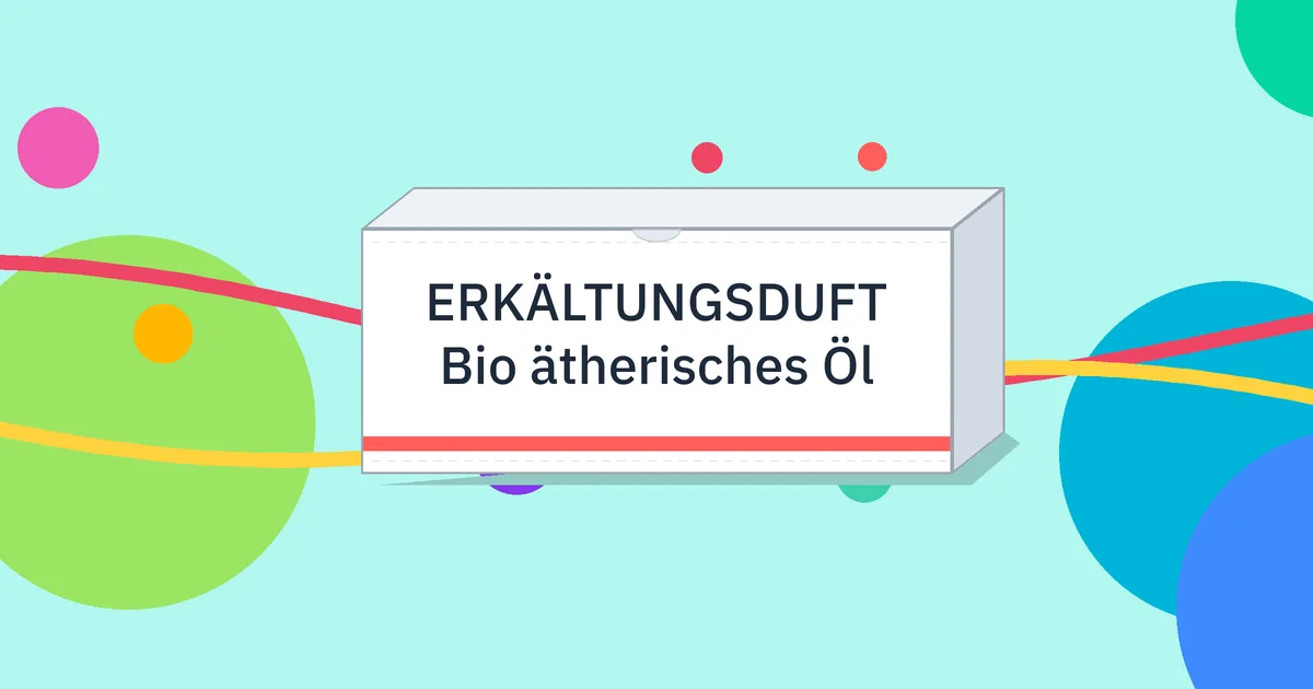 Symbolbild: Packung mit der Aufschrift ERKÄLTUNGSDUFT Bio ätherisches Öl (PZN 16610226) – Verfügbarkeit und Bezug in Apotheken in Frankfurt am Main