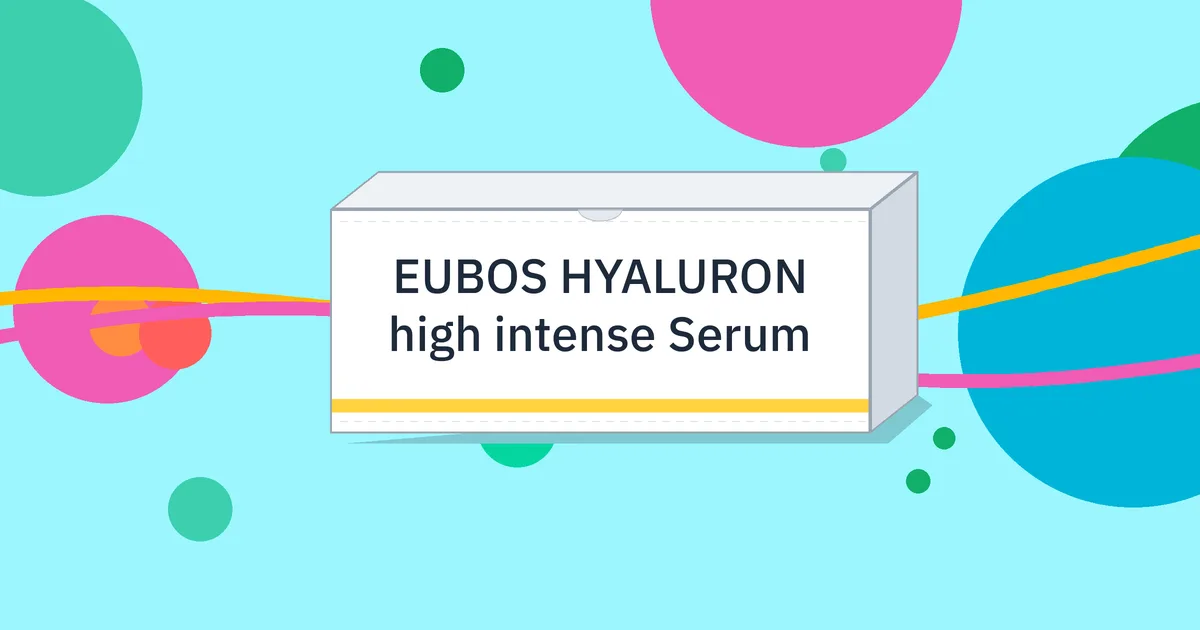 Symbolbild: Packung mit der Aufschrift EUBOS HYALURON high intense Serum (PZN 13969524) – Verfügbarkeit und Bezug in Apotheken in Frankfurt am Main