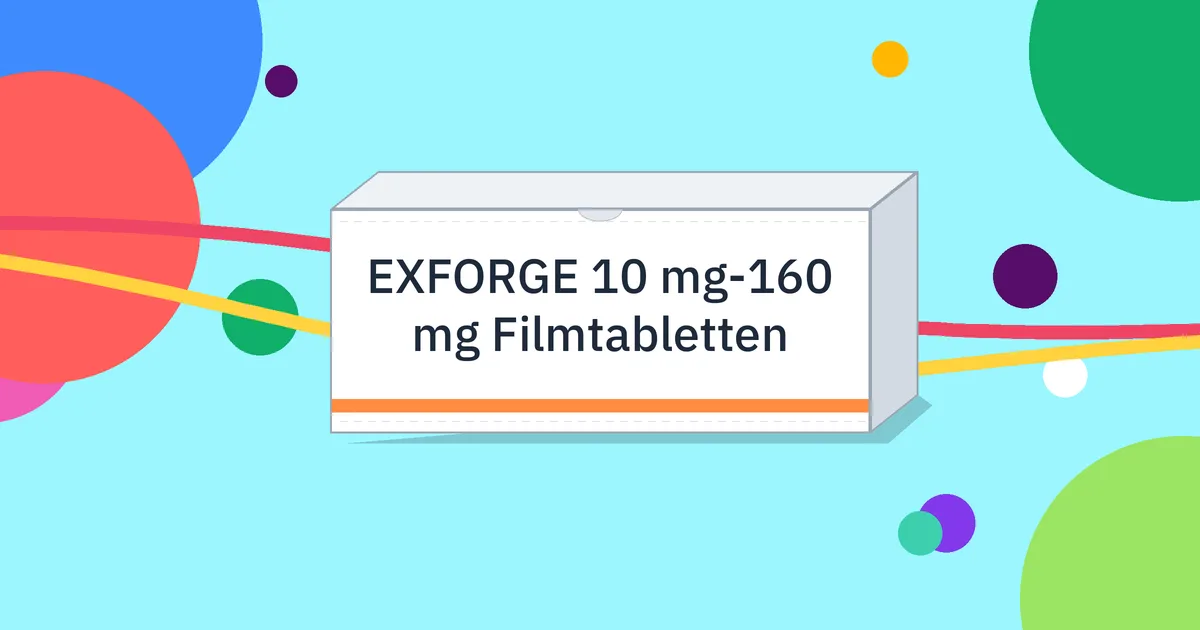 Symbolbild: Packung mit der Aufschrift EXFORGE 10 mg-160 mg Filmtabletten (PZN 12483191) – Verfügbarkeit und Bezug in Apotheken in Frankfurt am Main