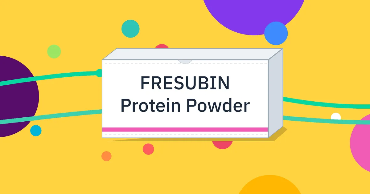 Symbolbild: Packung mit der Aufschrift FRESUBIN Protein Powder (PZN 09080265) – Verfügbarkeit und Bezug in Apotheken in Frankfurt am Main