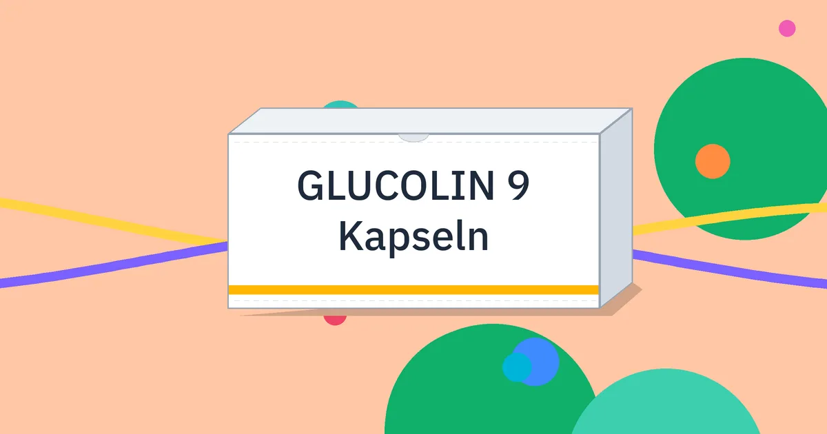 Symbolbild: Packung mit der Aufschrift GLUCOLIN 9 Kapseln (PZN 11558975) – Verfügbarkeit und Bezug in Apotheken in Frankfurt am Main