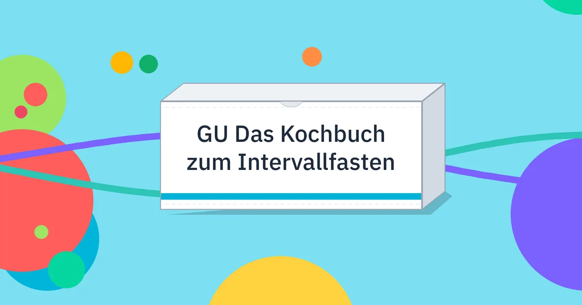 Symbolbild: Packung mit der Aufschrift GU Das Kochbuch zum Intervallfasten (PZN 15992326) – Verfügbarkeit und Bezug in Apotheken in Frankfurt am Main