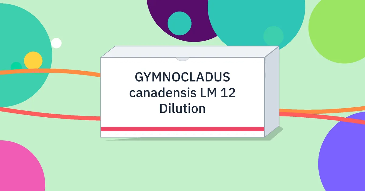 Symbolbild: Packung mit der Aufschrift GYMNOCLADUS canadensis LM 12 Dilution (PZN 13548886) – Verfügbarkeit und Bezug in Apotheken in Frankfurt am Main
