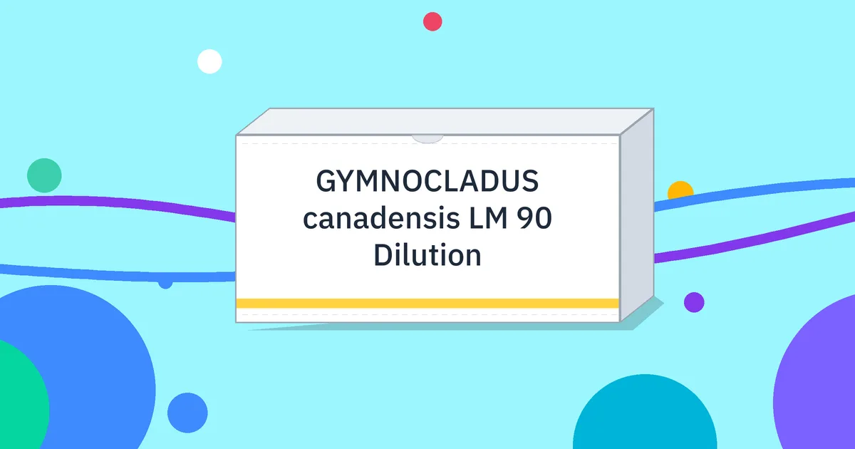 Symbolbild: Packung mit der Aufschrift GYMNOCLADUS canadensis LM 90 Dilution (PZN 13549124) – Verfügbarkeit und Bezug in Apotheken in Frankfurt am Main
