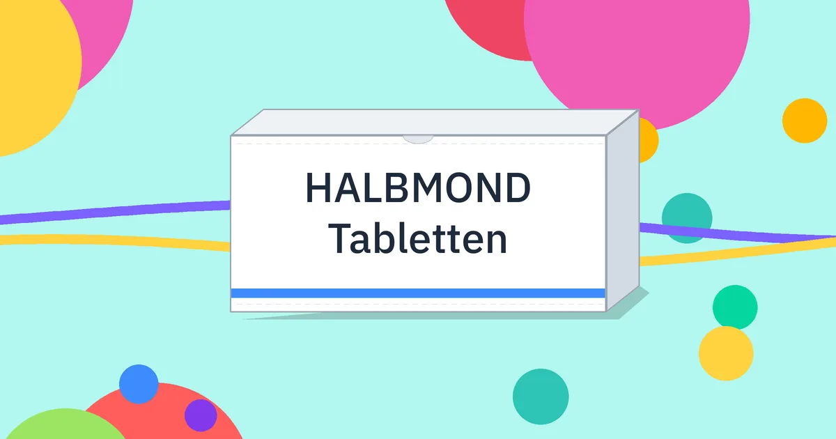 Symbolbild: Packung mit der Aufschrift HALBMOND Tabletten (PZN 00444808) – Verfügbarkeit und Bezug in Apotheken in Frankfurt am Main