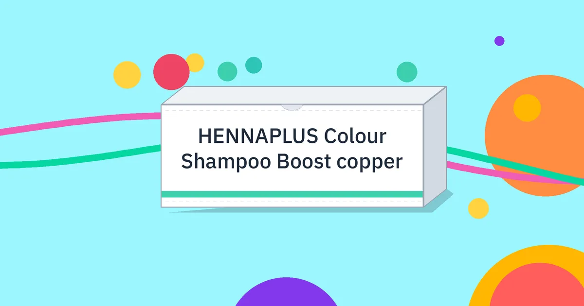 Symbolbild: Packung mit der Aufschrift HENNAPLUS Colour Shampoo Boost copper (PZN 01180748) – Verfügbarkeit und Bezug in Apotheken in Frankfurt am Main