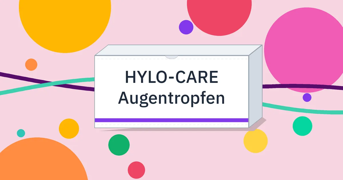 Symbolbild: Packung mit der Aufschrift HYLO-CARE Augentropfen (PZN 03754426) – Verfügbarkeit und Bezug in Apotheken in Frankfurt am Main