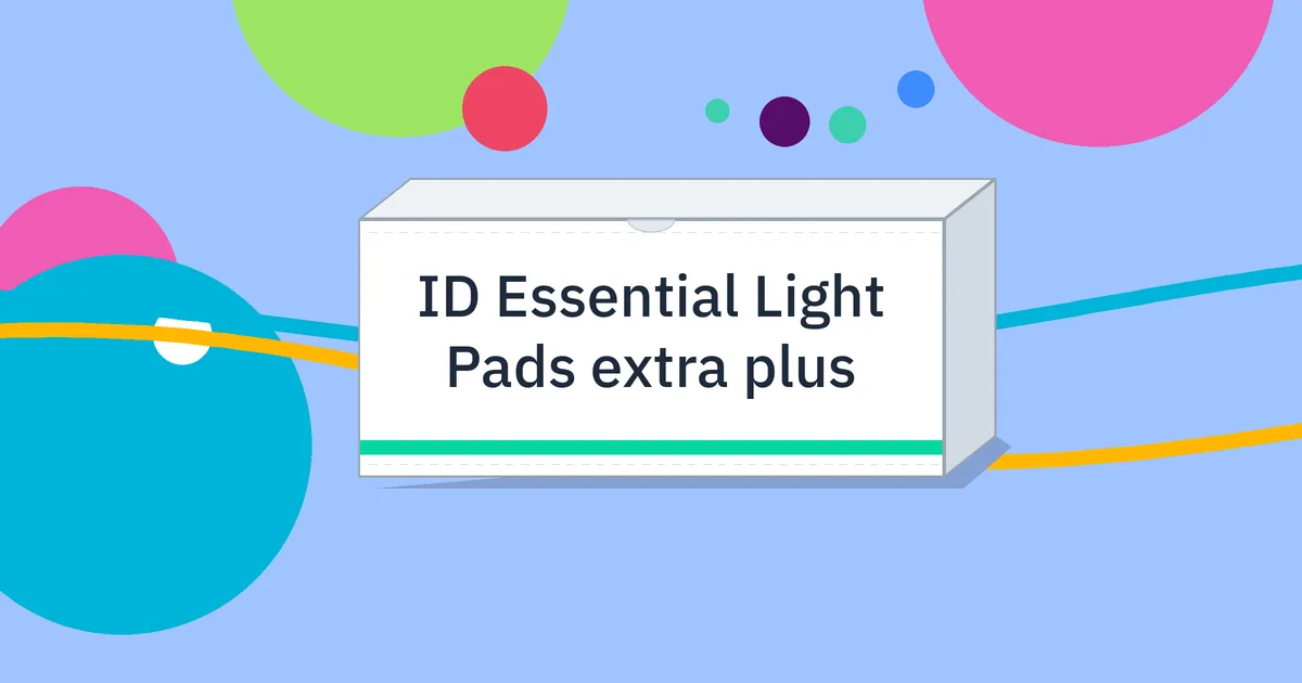 Symbolbild: Packung mit der Aufschrift ID Essential Light Pads extra plus (PZN 19684685) – Verfügbarkeit und Bezug in Apotheken in Frankfurt am Main