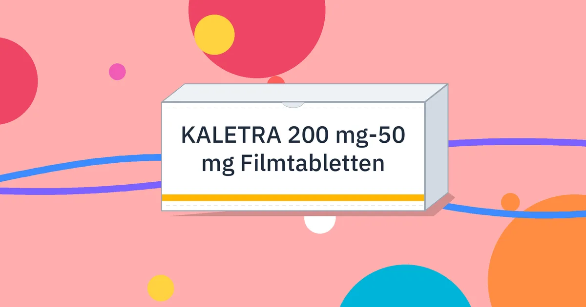 Symbolbild: Packung mit der Aufschrift KALETRA 200 mg-50 mg Filmtabletten (PZN 00692587) – Verfügbarkeit und Bezug in Apotheken in Frankfurt am Main