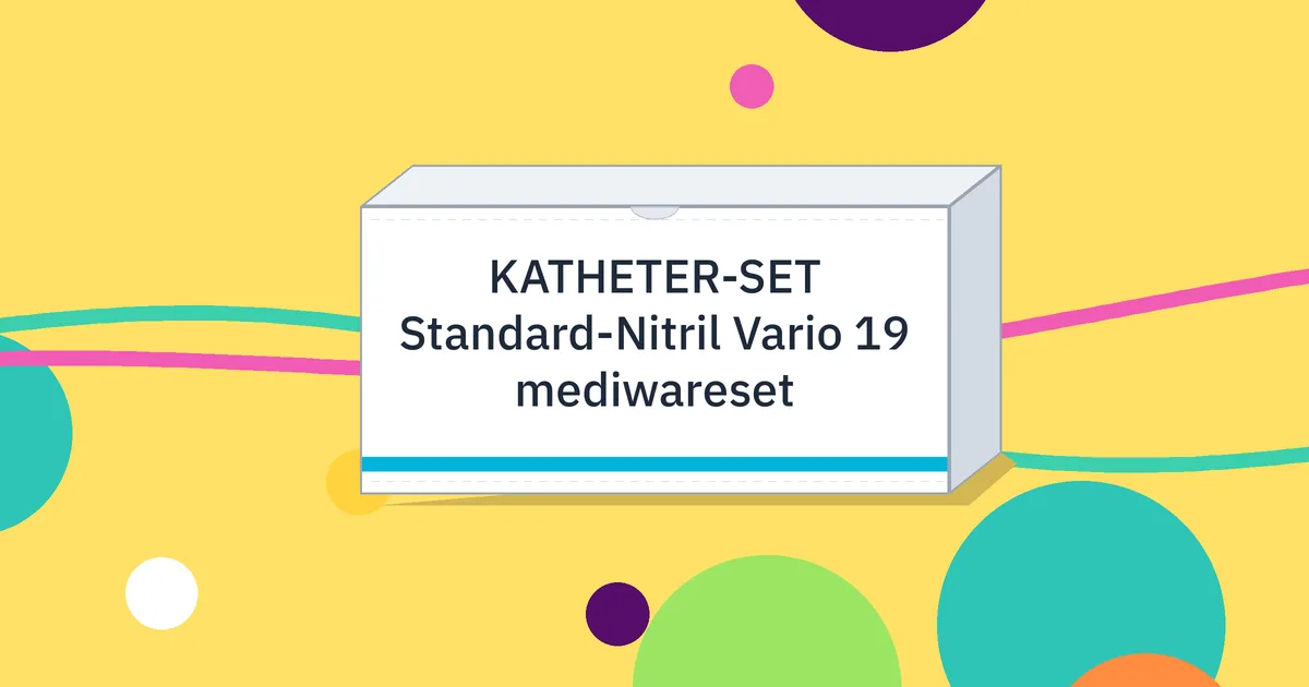 Symbolbild: Packung mit der Aufschrift KATHETER-SET Standard-Nitril Vario 19 mediwareset (PZN 19470843) – Verfügbarkeit und Bezug in Apotheken in Frankfurt am Main