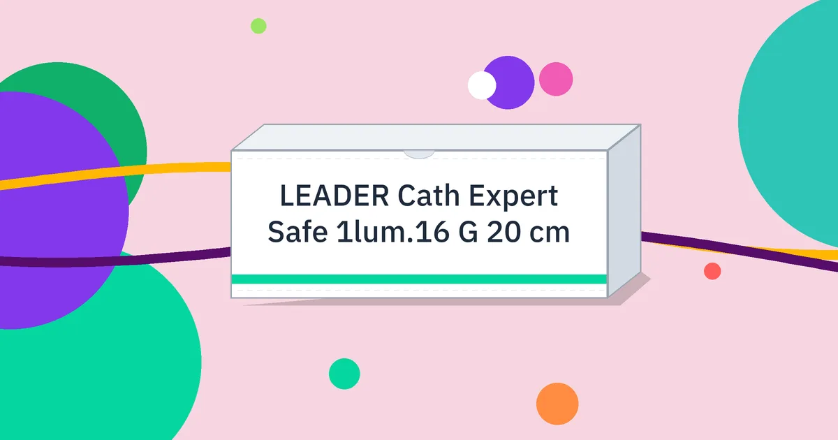 Symbolbild: Packung mit der Aufschrift LEADER Cath Expert Safe 1lum.16 G 20 cm (PZN 10304149) – Verfügbarkeit und Bezug in Apotheken in Frankfurt am Main