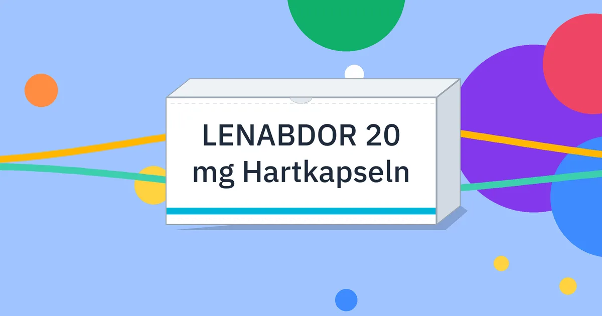 Symbolbild: Packung mit der Aufschrift LENABDOR 20 mg Hartkapseln (PZN 17934451) – Verfügbarkeit und Bezug in Apotheken in Frankfurt am Main