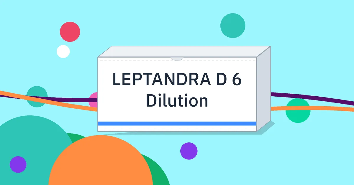 Symbolbild: Packung mit der Aufschrift LEPTANDRA D 6 Dilution (PZN 02616828) – Verfügbarkeit und Bezug in Apotheken in Frankfurt am Main