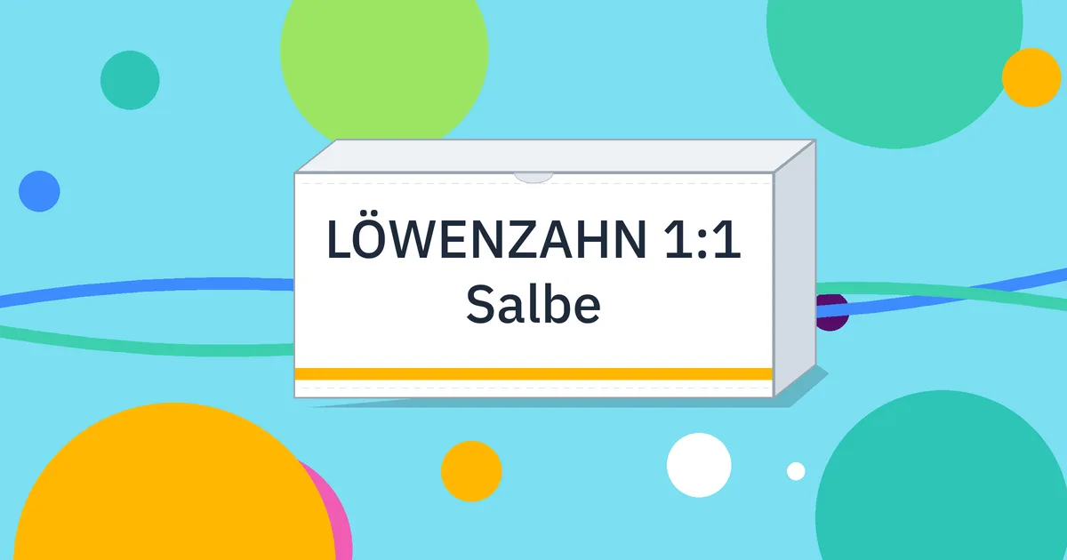 Symbolbild: Packung mit der Aufschrift LÖWENZAHN 1:1 Salbe (PZN 18008002) – Verfügbarkeit und Bezug in Apotheken in Frankfurt am Main